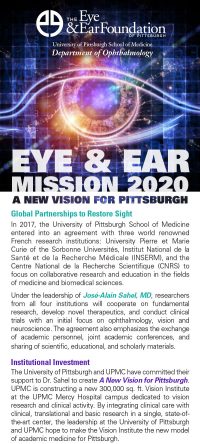 Eye & Ear Mission 2020 - Eye & Ear Foundation of Pittsburgh