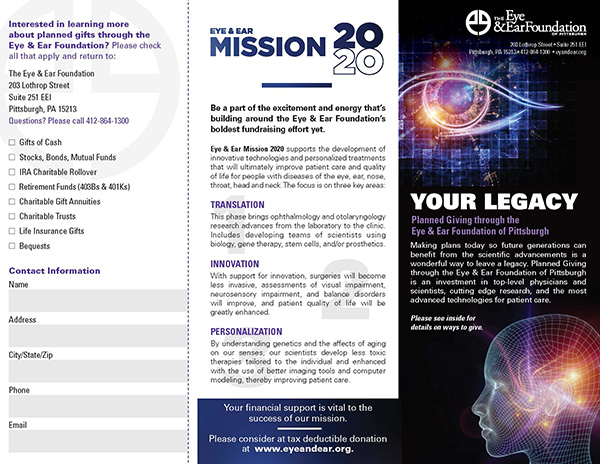 Ways to Give - Eye & Ear Foundation of Pittsburgh