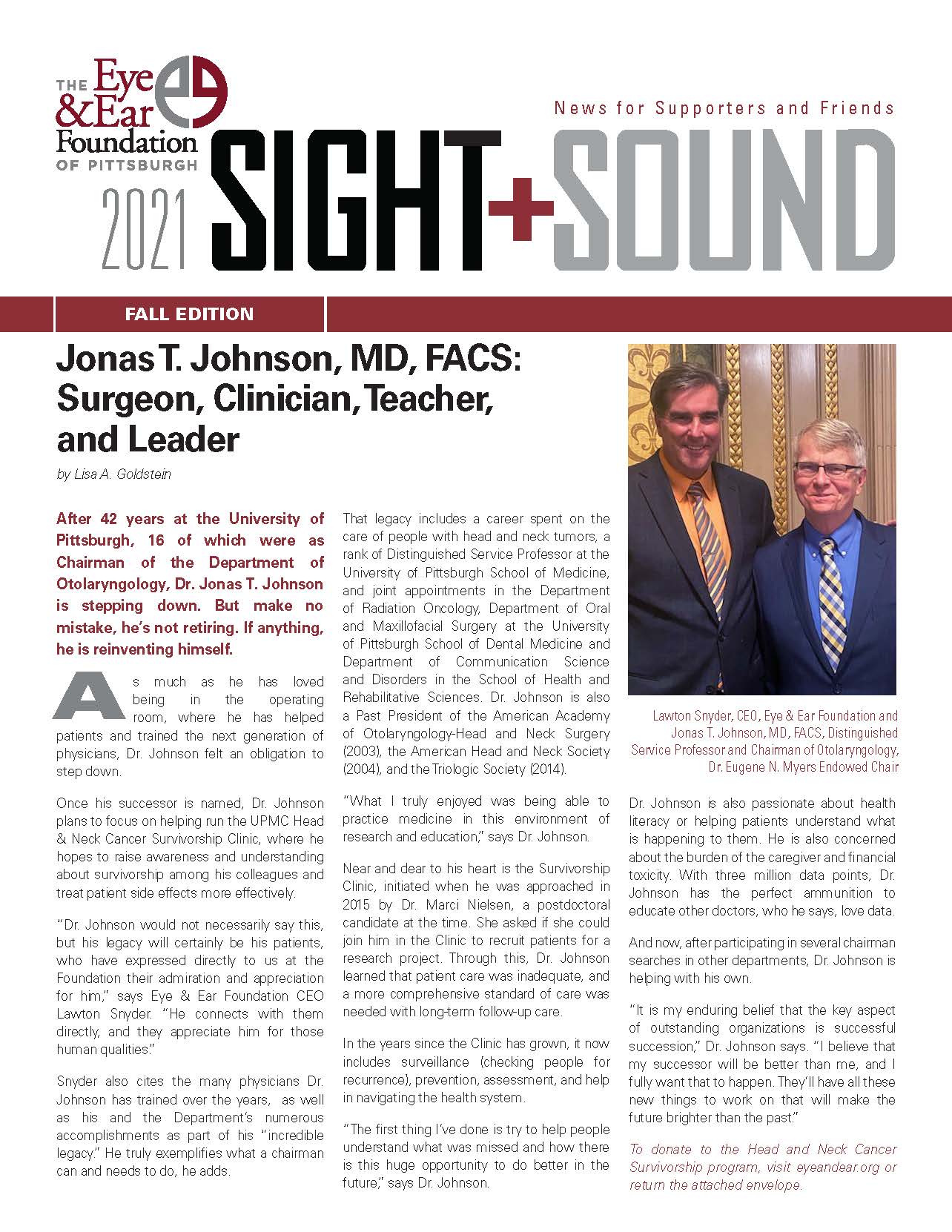 Sight + Sound - Eye & Ear Foundation of Pittsburgh