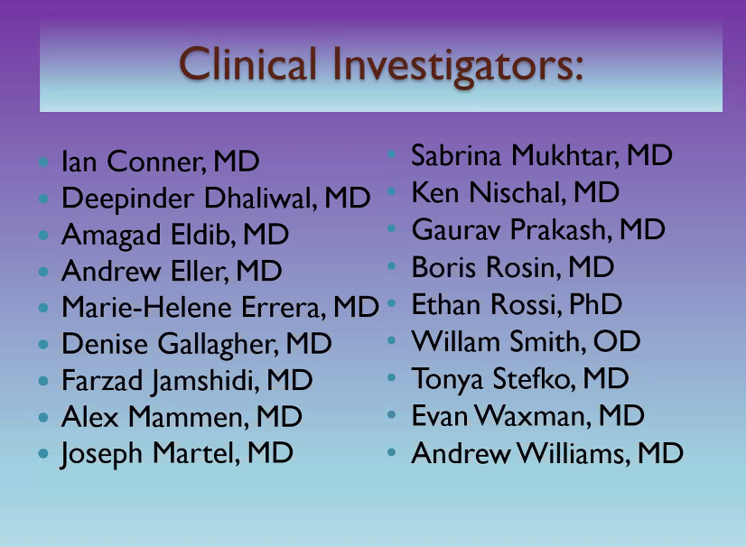 Ophthalmology Clinical Trials - Eye & Ear Foundation of Pittsburgh